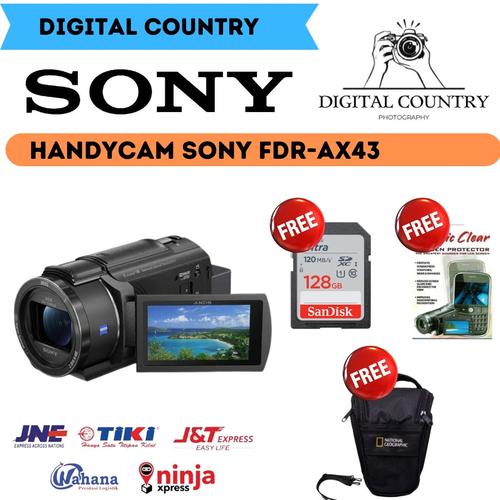 Jual SONY FDR-AX43 UHD 4K HANDYCAM CAMCORDER - HANDYCAM SONY AX43 ...