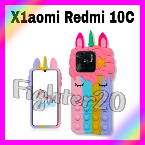 Jual Casing Xiaomi Redmi 10C Softcase Pop It Unicorn Rainbow Pink ...