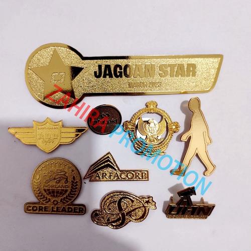 Jual pin magnet custom / pin sepuh emas custom / pin bahan kuningan ...
