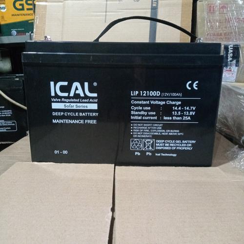 Jual BATTERY VRLA ICAL SOLAR SERIES LIP 12100D(12volt-100ah) NEW ...