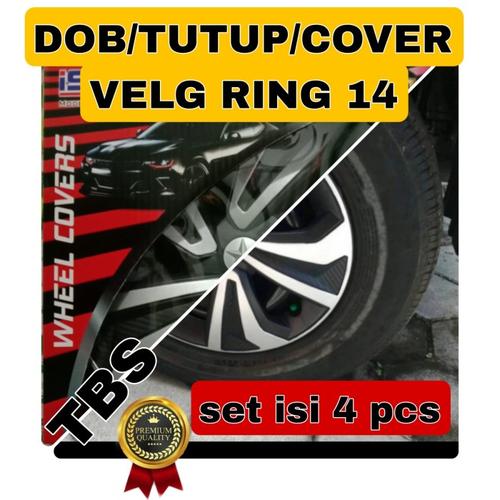 Jual cover velg ring 14 velg kaleng ISOKA silver hitam - Ring 13 - Kab ...