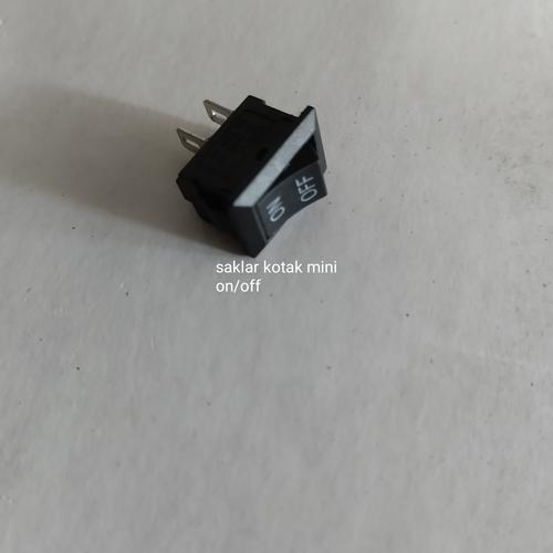 Jual saklar mini on/off, 2pin, model kotak - Kota Bekasi - seni guppy ...