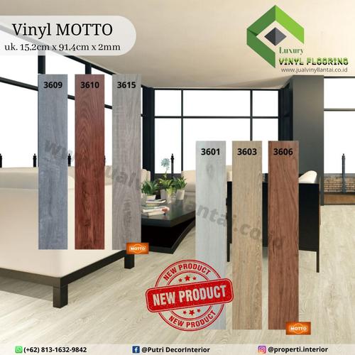 Jual lantai vinyl MOTTO stiker tebal 2mm uk. 15,2cm x 91,4cm isi 36pcs - Jakarta Timur - Luxury ...