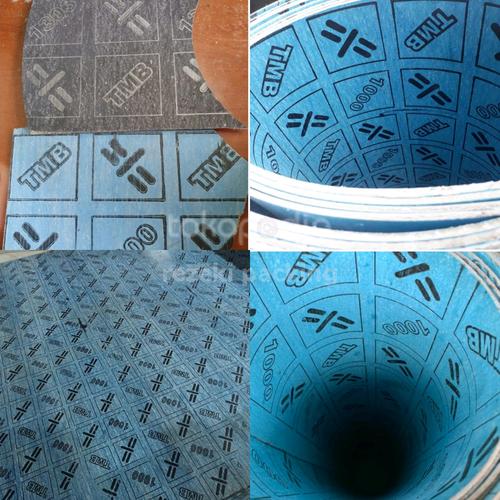Jual packing biru TMB 1000/lembaran asbestos 0.5mm 127cm x 127cm ...