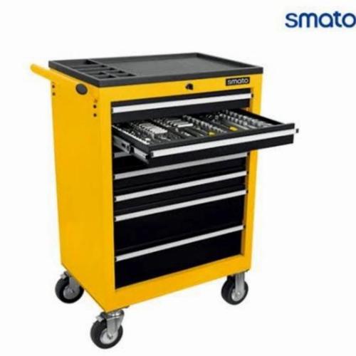 Jual Tool Kit Set Tool Trolley 7 Laci Roller Cabinet 7 Drawers Smooth SMATO - Jakarta Selatan ...