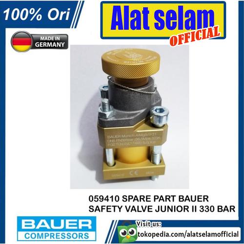 Jual 059410-330 Spare Part Compressor Bauer Safety Valve Junior II 330 Bar - Kota Surabaya ...