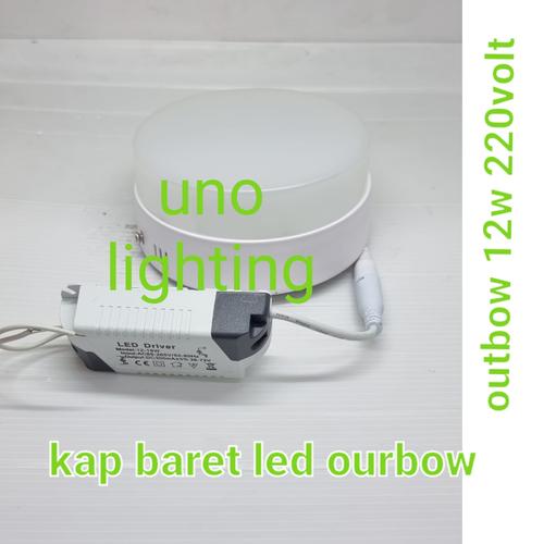 Jual lampu baret led 12w 12watt / plafon kanopi outbow led 12 watt 220v ...