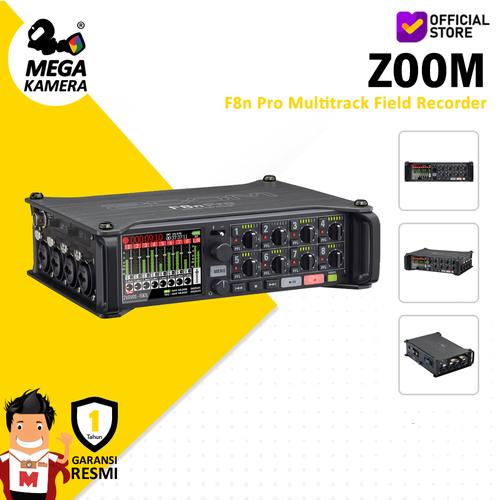 Promo Zoom F8n Pro MultiTrack Field Recorder With Mixer Audio 8-Input ...