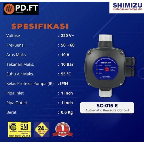 Jual Automatic Pressure Control SHIMIZU SC-015E - Jakarta Pusat - PD ...