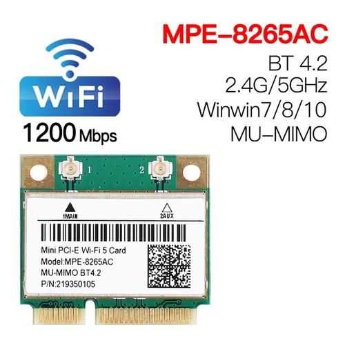 Jual Intel 8265 HMW WiFi 5 Dual Band AC Wireless BT 4.2 Mini Pcie 2G 5G ...
