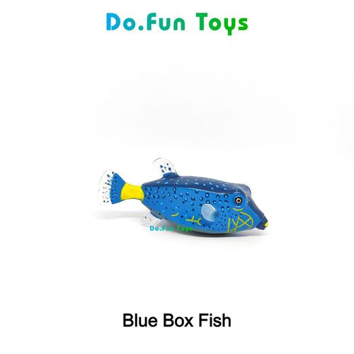 Jual Blue Box Fish Animal Figure / Miniatur Binatang Ikan Kotak Biru ...