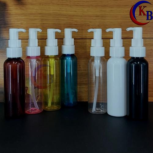 Jual BOTOL PUMP 100 ML CLIP OIL PUTIH / BOTOL PET 100ML / TUTUP NECK 24 - BOTOL COKLAT - Kab ...