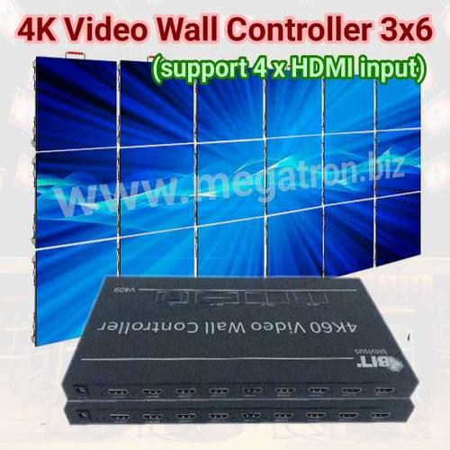 Jual Paket HDMI Video Wall Controller 3x6 (4 x HDMI input)- Support 4K 60hz - Jakarta Barat ...