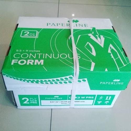 Jual kertas komputer / continuous form 2 ply 9,5 x 11 paperline/sidu # ...
