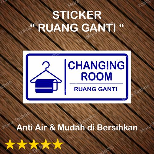 Jual Stiker Ruang Ganti Pakaian Kamar Pas Fitting Room Sticker Ruang ...