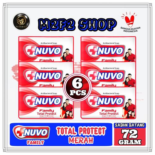 Jual Nuvo Family Sabun Mandi Batang Total Protect | Merah - 72 gr (6 Pcs) - Jakarta Pusat - M2F2 ...