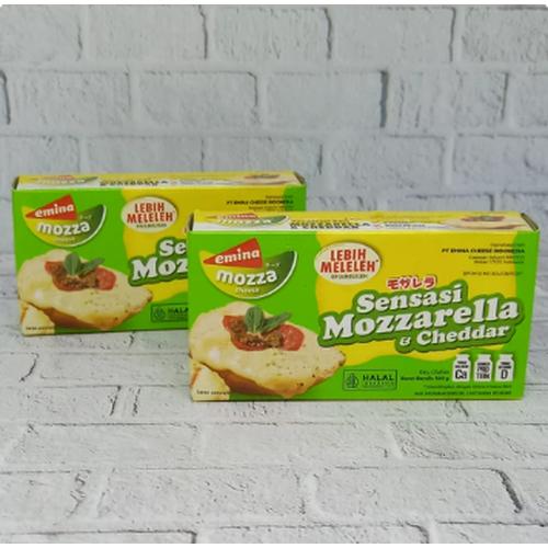 Jual Emina Mozza Cheese - Sensasi Mozzarella dan Cheddar 165gr ...