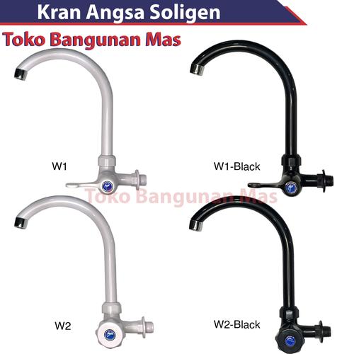 Jual Kran Angsa Plastik PVC New Soligen / KRAN ANGSA W1 ENGKOL NEW ...