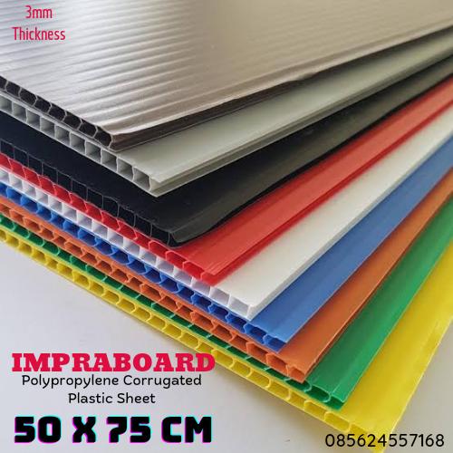 Jual Impraboard / Inpraboard / PP Board 3mm 50 x 75 cm Sheet Terlaris ...