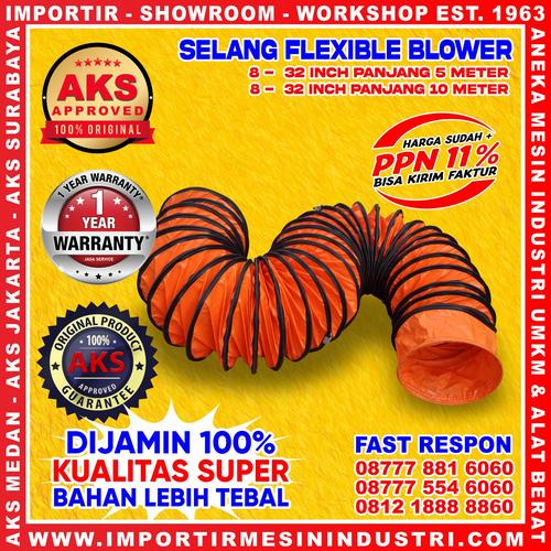 Jual Selang Blower Angin Flexible Duct 12 inchi - 5 meter - FD125 ...