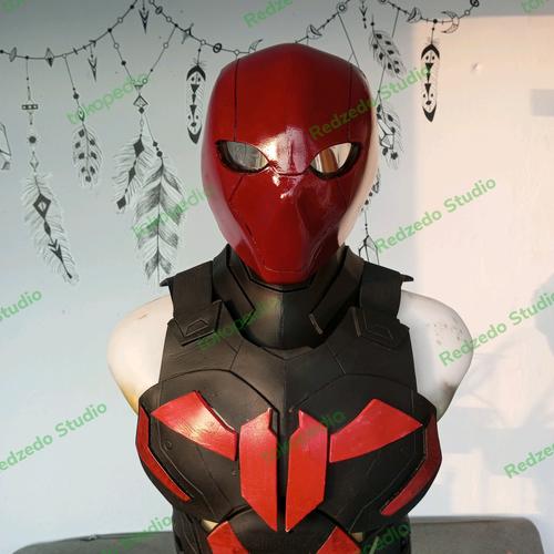 Jual Custom red hood helmet, Batman mask, red hood mask, cosplay helmet ...