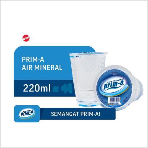 Jual SOSRO AIR MINUM MINERAL PRIM-A GELAS 220ML X 48PCS 1 KARTON - Jakarta Selatan - LATTEBLESS ...