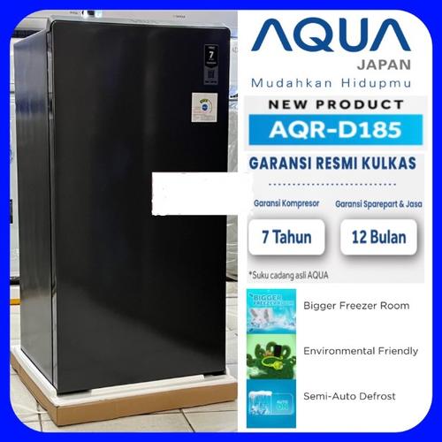 Jual AQUA Kulkas 1 Pintu 145L Big Freezer 67 Watt AQR-D185 D185 MDS D185MDS - Kota Yogyakarta ...