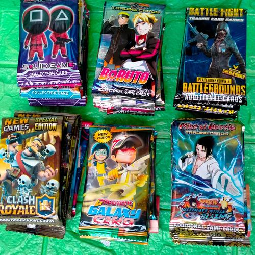 Jual PROMO 3 Sachet Mainan Kartu DG Pokemon Naruto Boboi FF ML Among ...