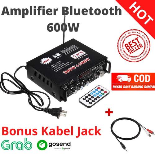 Jual Power Amplifier Mobil 600W - Amplifier Bluetooth - amplifier mini ...