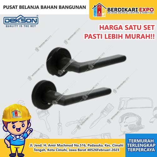 Jual Handleset Pintu Kayu 40x85 Hampton Lhtr 02-0003 Matt Black - Kota ...