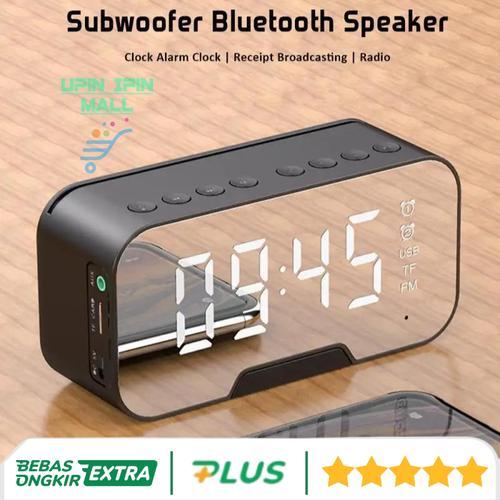 Jual Jam Meja Alarm Cermin Bluetooth Speaker Aktif Super Bass ...