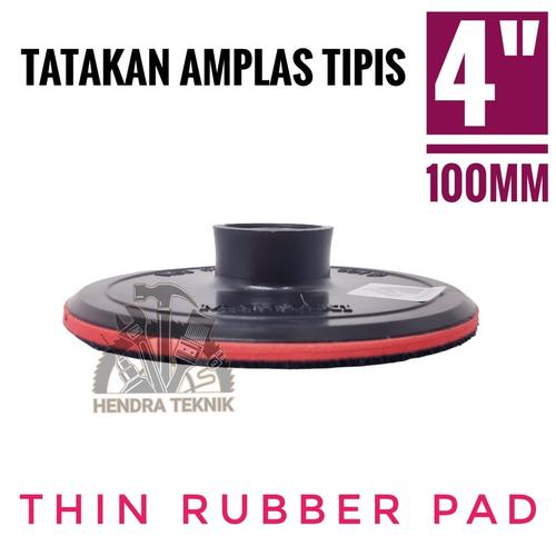 Jual TATAKAN AMPLAS TIPIS 4 INCI BANTALAN KRETEKAN AMPLAS 100MM VELCRO ...