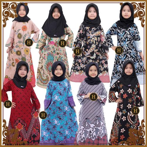 Jual Gamis Batik Anak Cewek Perempuan Murah Berkualitas 1-14 Tahun ...