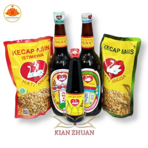 Jual Kecap Cap Angsa Asin/Manis 275ml,600ml Botol/Refill - Manis Refill ...