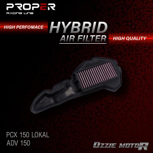 Jual PROPER RACING LINE HYBRID FILTER UDARA MOTOR PCX LOKAL 150 ADV 150 ...