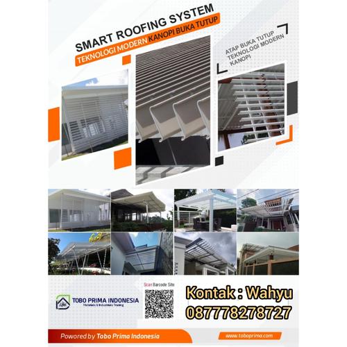 Jual atap buka tutup otomatis kanopi sliding motor remot - Jakarta ...