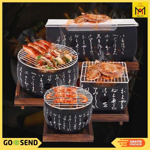 Jual Tungku Aluminium Panggangan Oven Barbeque Mini Japanese Grill ...