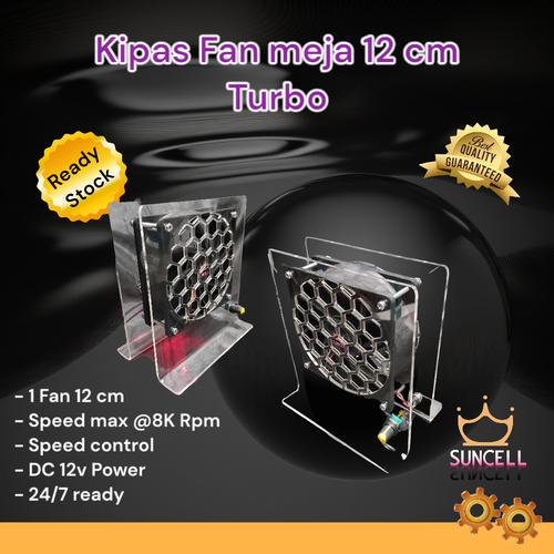 Promo kipas meja emergency DC 12 V Turbo - Adaptor - Kota Surabaya ...