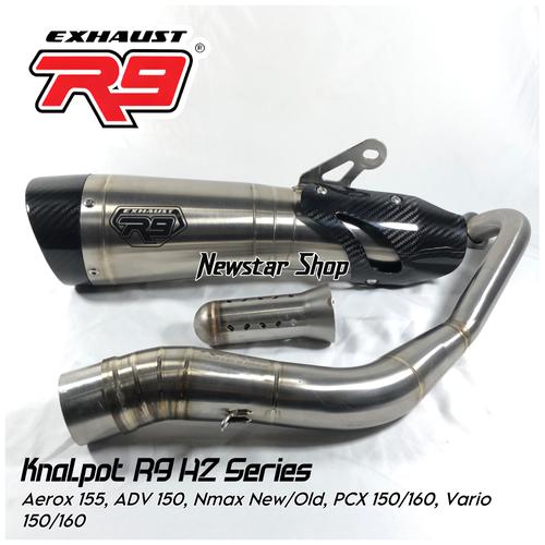 Jual knalpot racing R9 H2 ss NMAX full sistem PNP - Aerox old - Jakarta ...