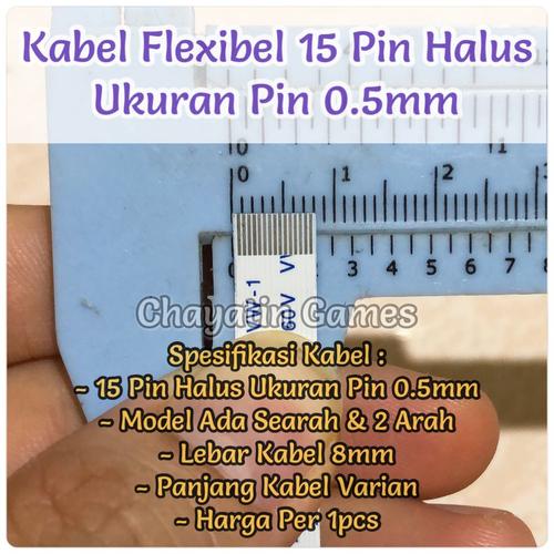 Jual Kabel Flexibel 15 Pin Halus Model & Panjang Varian Ukuran Pin 0 ...