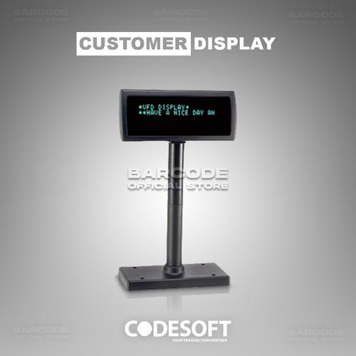Promo Customer Display Indomaret Pole Display Codesoft VFD 800 - VFD800 ...