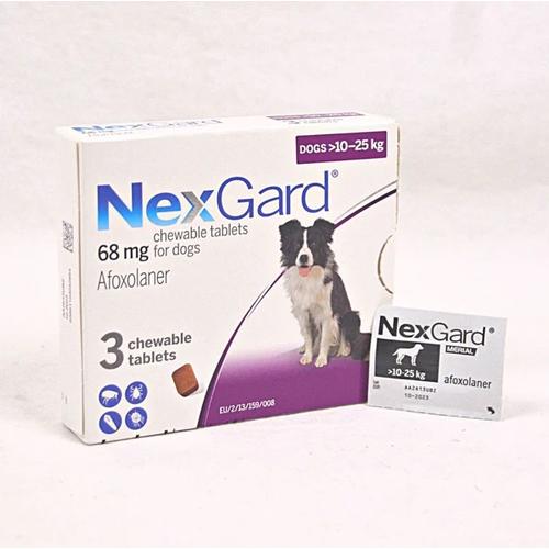 Promo NEXGARD 10-25KG Obat Kutu Dan Demodex Anjing NexGard Chewable ...