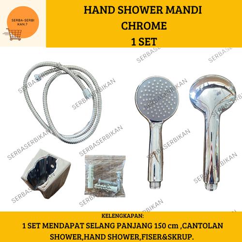 Jual HAND SHOWER MANDI SET KOMPLIT WARNA CHROME - Kota Tegal - SERBA ...