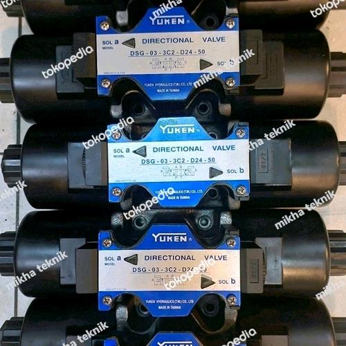 Jual Solenoid valve YUKEN DSG-03-3C2-D24-50 - Jakarta Barat - mikhatehnik | Tokopedia