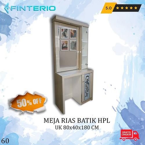 Jual MEJA RIAS BATIK HPL PANJANG 80 CM (KACA SLIDING) - Kab. Tangerang ...