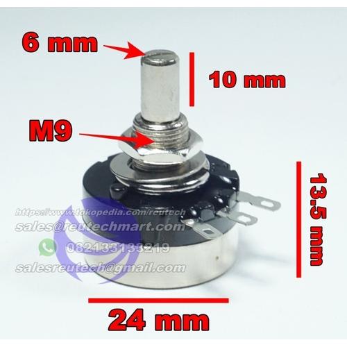 Jual Potentiometer 20k TOCOS RV24YN20SB203 Cosmos 20k Ohm RV24YN 20S ...