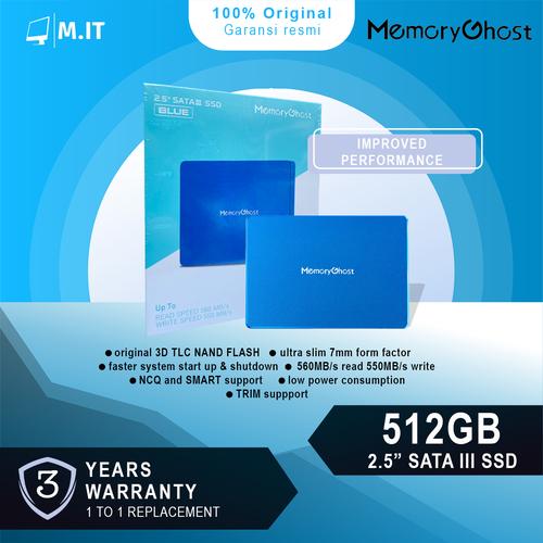 Jual Memory Ghost SSD 2.5" SATA III 6Gbps 3D NAND Improved Performance - 512 - Jakarta Barat ...