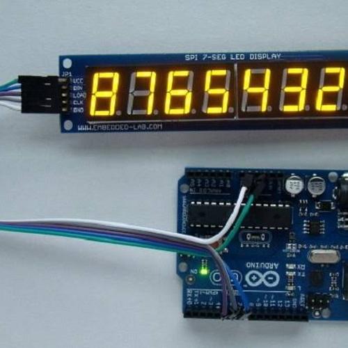 Jual max7219 8digit arduino max 7219 counter speed number 7 segment led ...