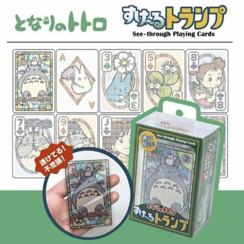 Jual Totoro Studio Ghibli See Through Playing Cards Card Game - Kota ...