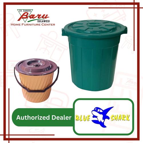 Jual Tong Air / Timba / Ember Plastik Blue Shark Bulat - 5 LITER - Kota ...